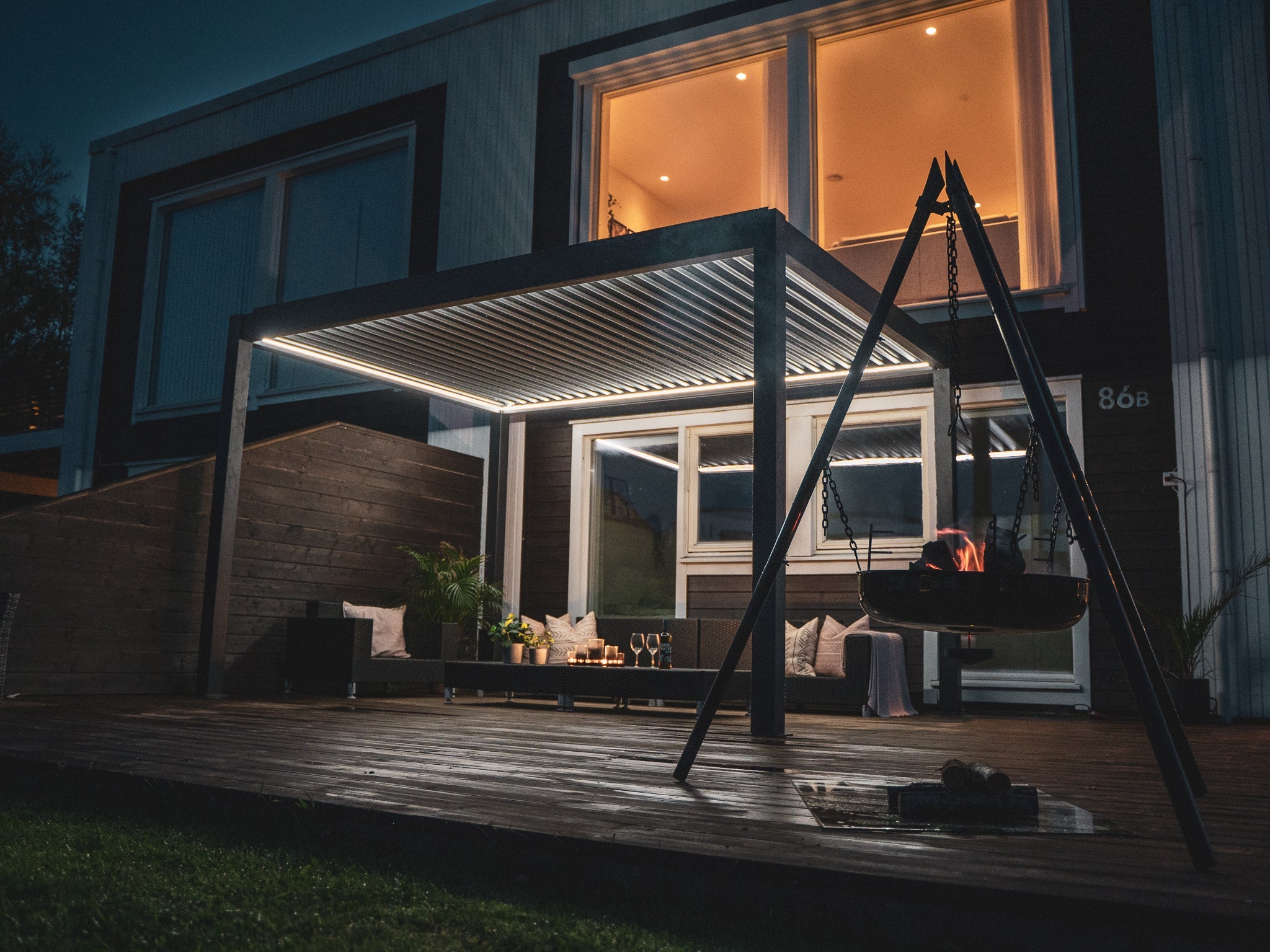 Led Lys: Lys til din pergola 🌟 | PERGOLUX Danmark